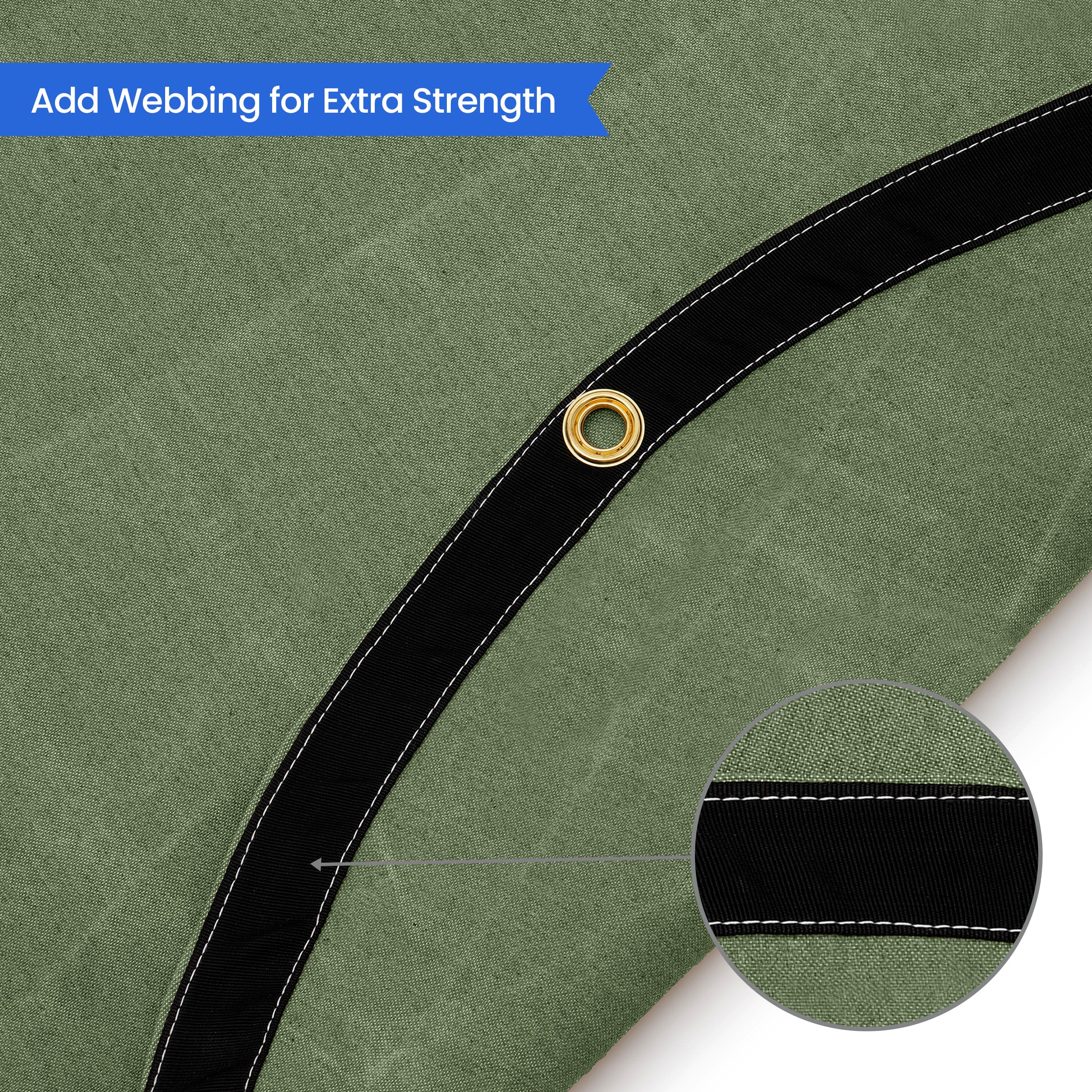 Custom Round Shape Canvas Tarps at Best Prices | Covers & All AU