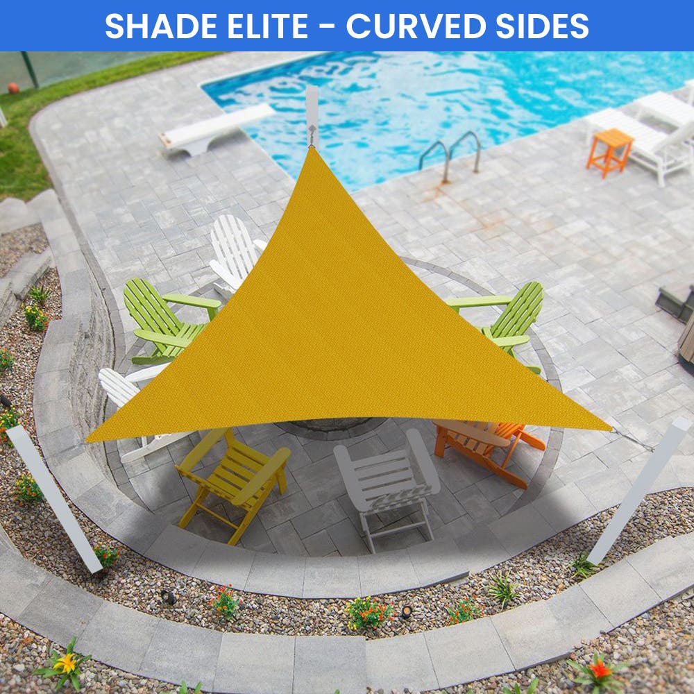 Buy Custom Triangle Sun Shade Sails | Covers & All AU