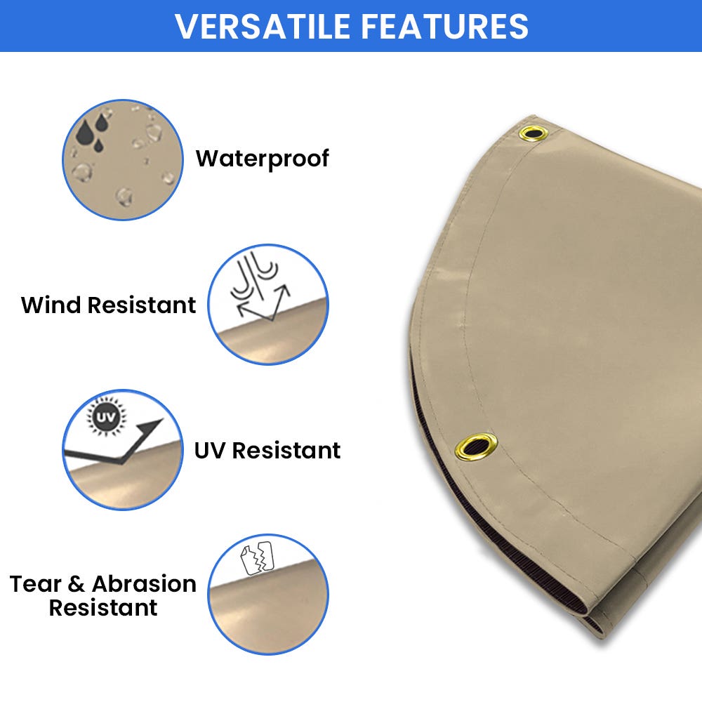 Heavy Duty Round Tarps - Circular Tarps at Best Prices | Covers & All AU