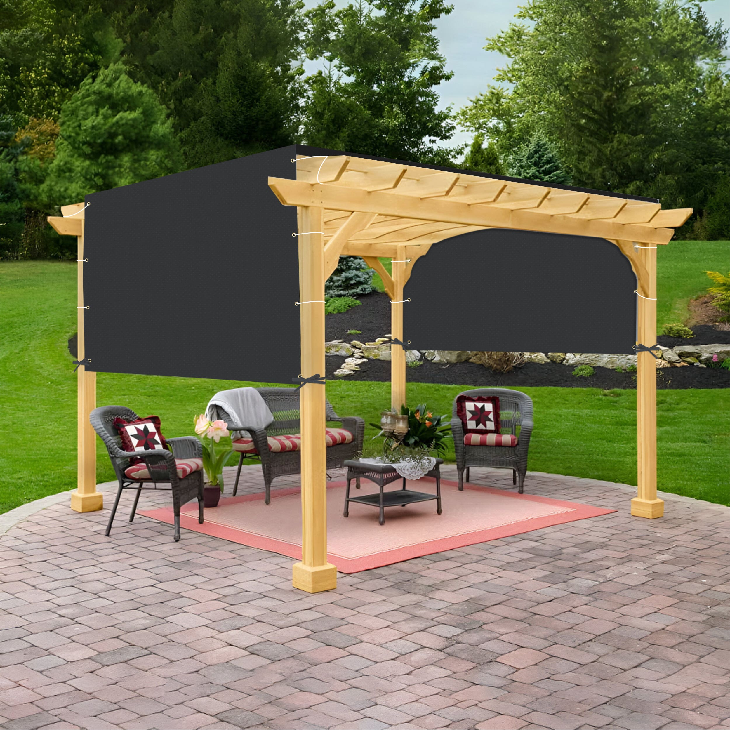 Waterproof Pergola Shade Cover Extended at {discount} Off | Covers & All AU