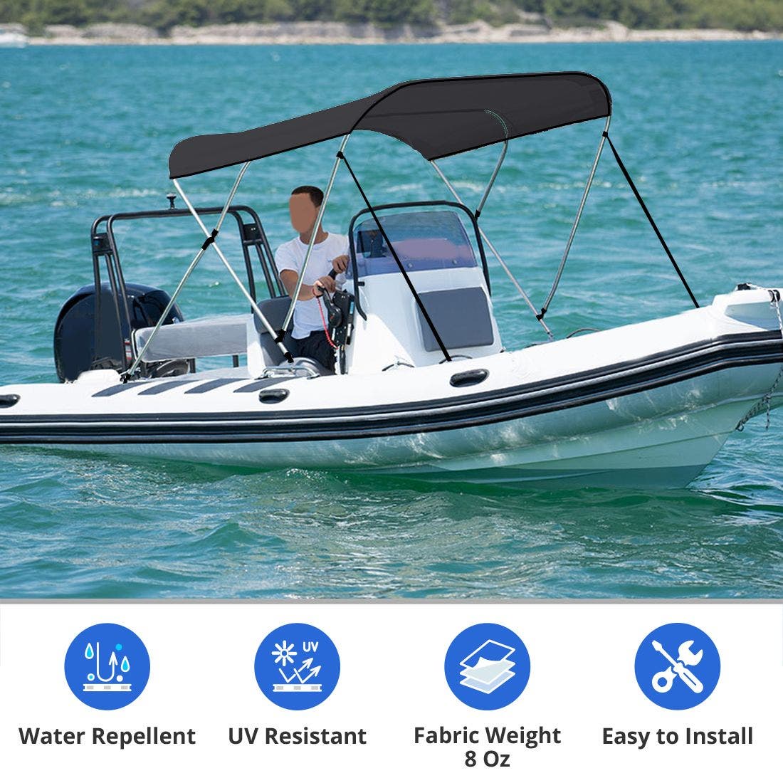 Buy 3 Bow Bimini Top for Boat at Best Price | Covers & All AU
