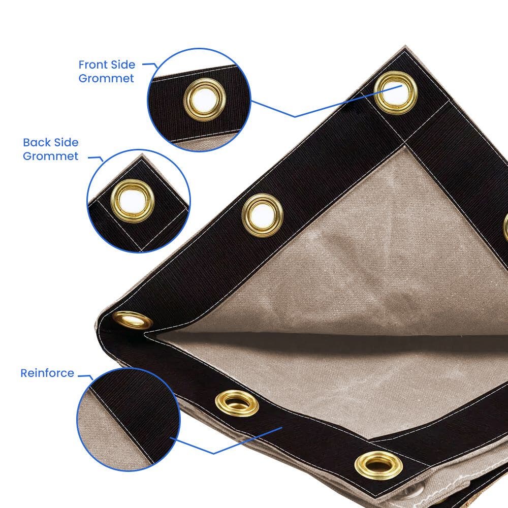 Buy 5' x 7' Canvas Tarp 16oz at Best Price | Covers & All AU