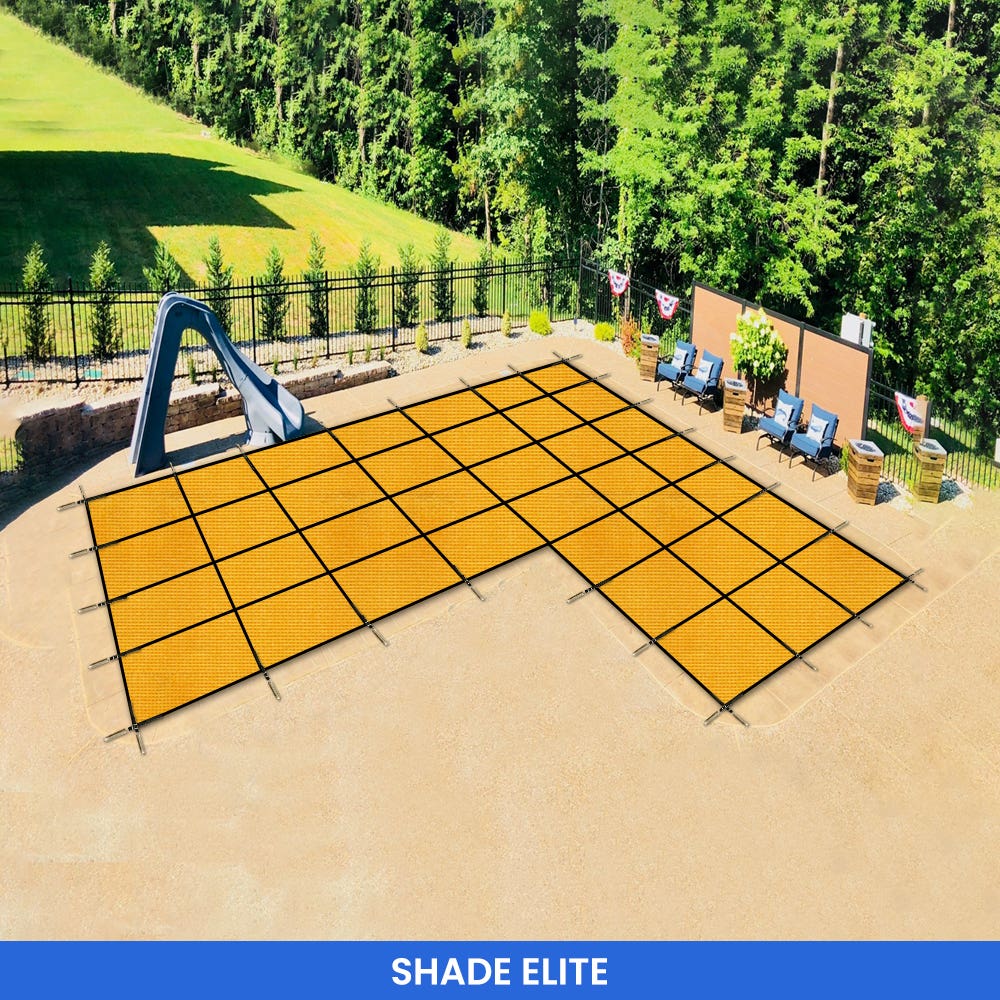 Get No Steps L Shape Pool Cover at Best Price| Covers & All AU
