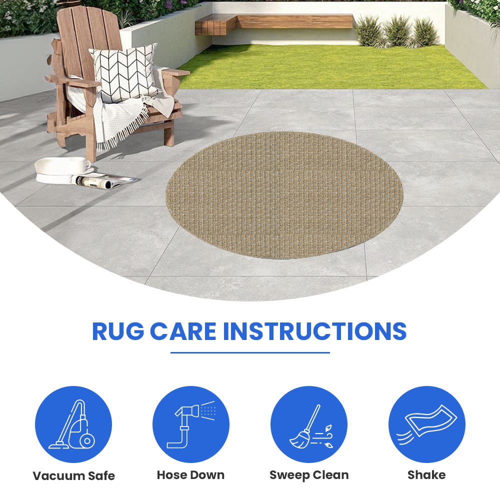 Outdoor Round Rugs at 20% Off - Limited Time Offer | Covers & All AU