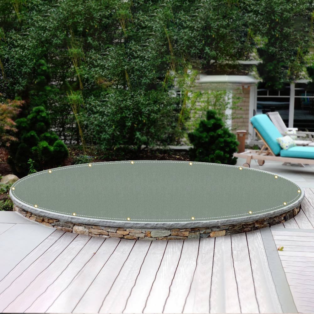 Custom Round Shape Canvas Tarps at Best Prices | Covers & All AU