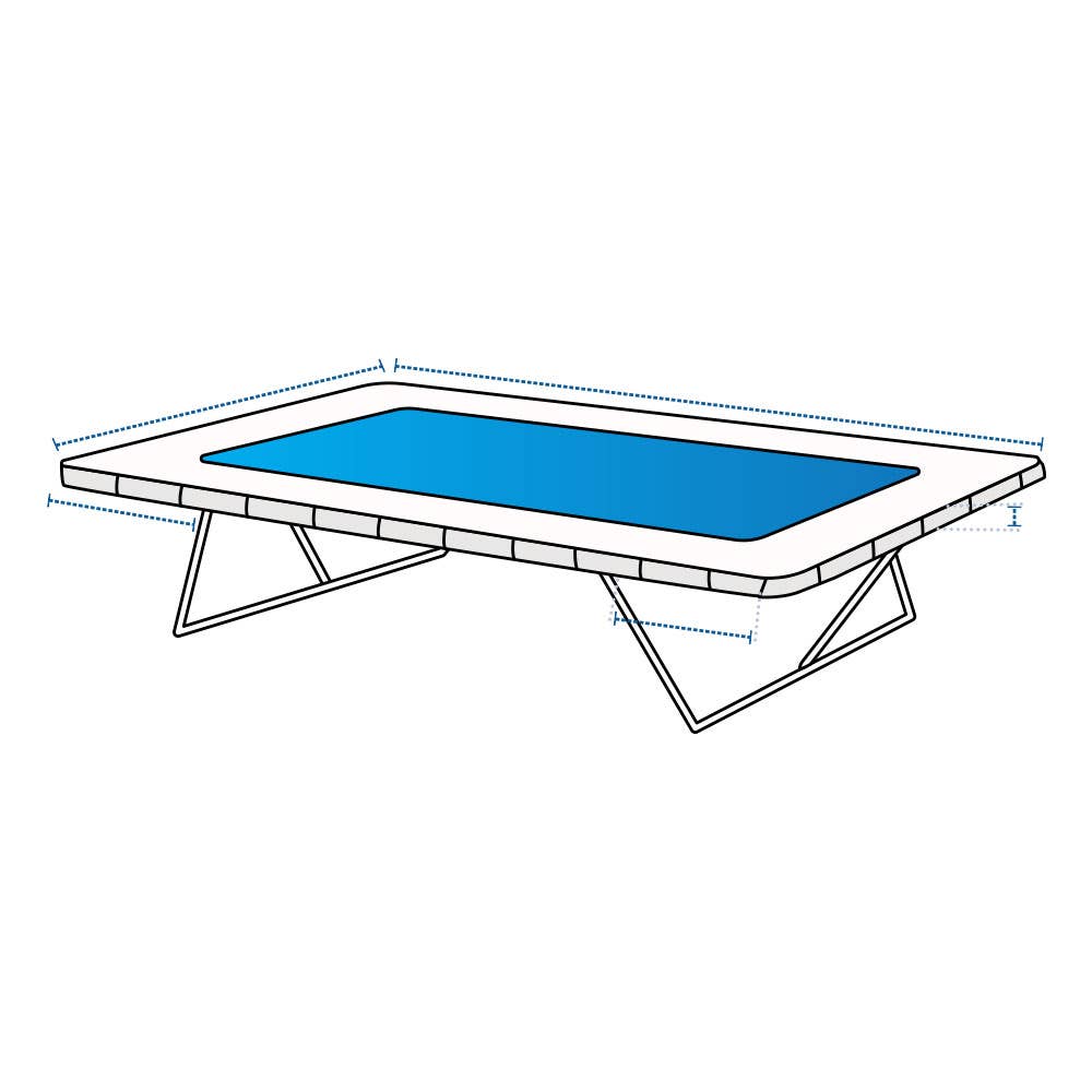 Buy Custom Rectangular Trampoline Covers at best prices | Covers & All AU