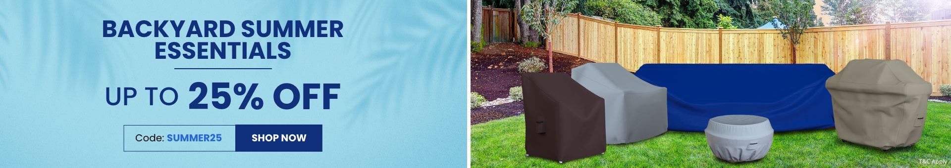 Backyard Summer Essentials Sale | Coversandall