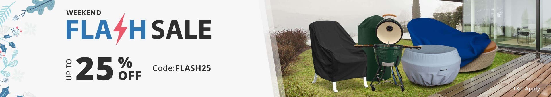 The Weekend FLASH Sale| Up to 25% Off | Coversandall